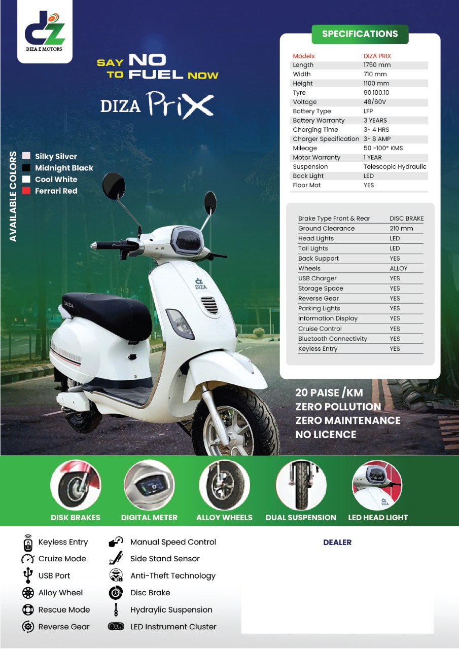 Electric Vehicles – DIZA E MOTORS – Diza Group
